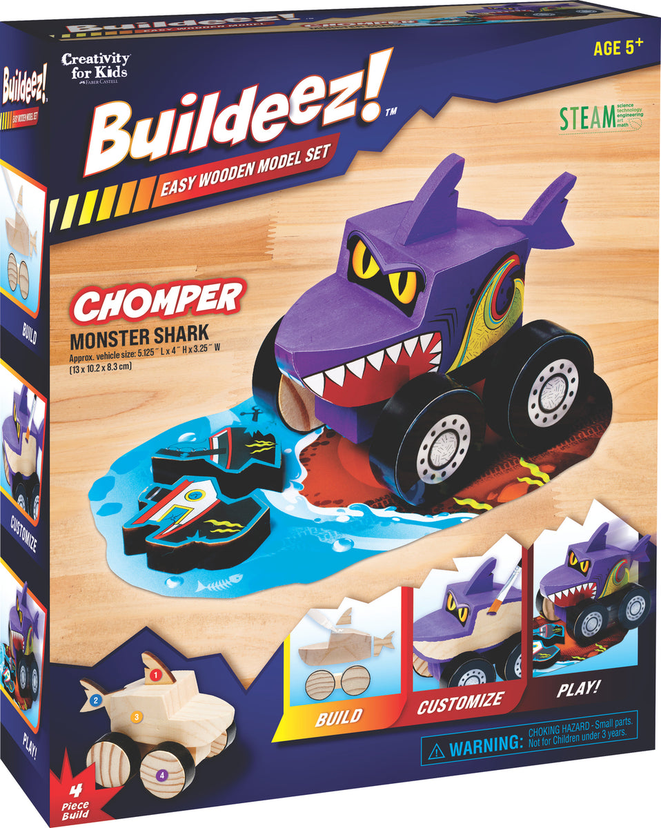 Buildeez Monster Shark Chomper – Toy Box Michigan