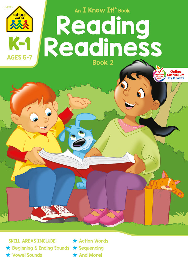 Reading Readiness Grades K-1 Workbook (Book 2) – Toy Box Michigan
