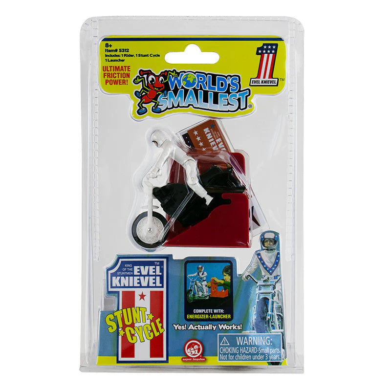 World's Smallest Evel Knievel Stunt Cycle - Toy Box Michigan