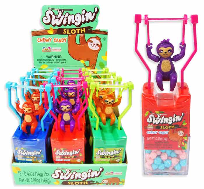 Swinging Sloth Candy - Toy Box Michigan