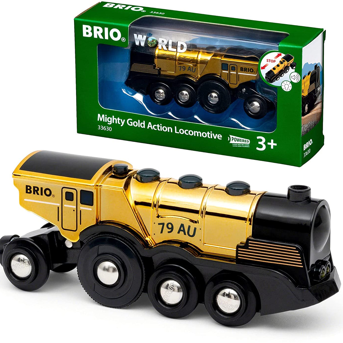 Brio Mighty Gold Action Locomot – Toy Box Michigan