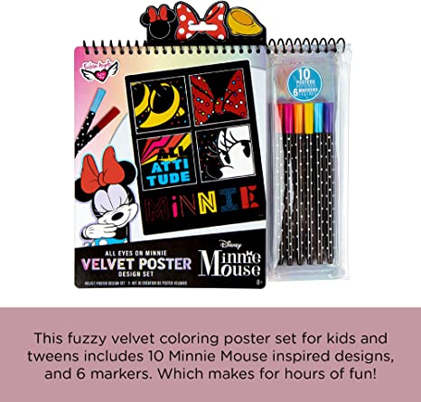 Minnie Mouse Velvet Poster - Toy Box Michigan