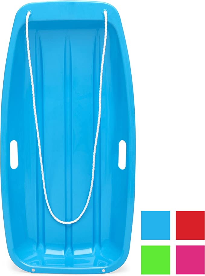 35" Toboggan Sled Ice Blue - Toy Box Michigan