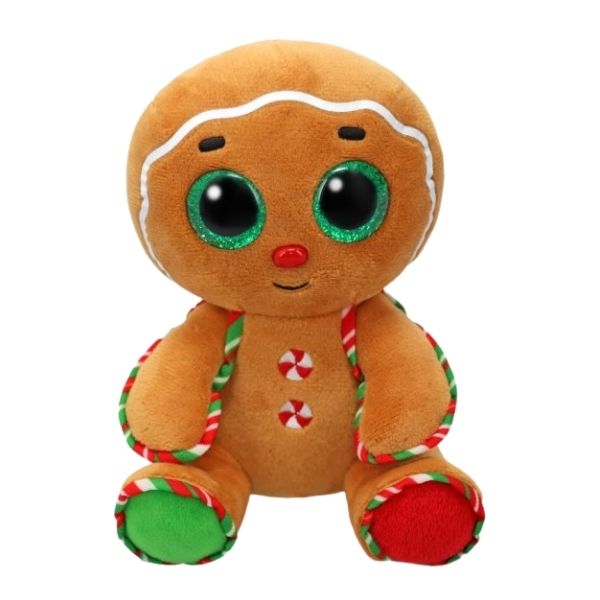 Snaps Small Beanie Boos Gingerbread Man - Toy Box Michigan