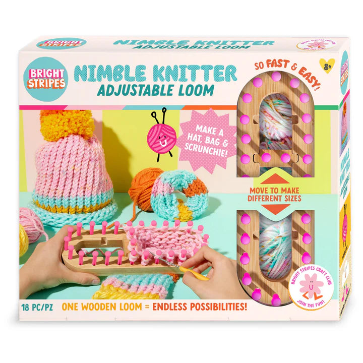 Nimble Knitter Adjustable Loom - Toy Box Michigan