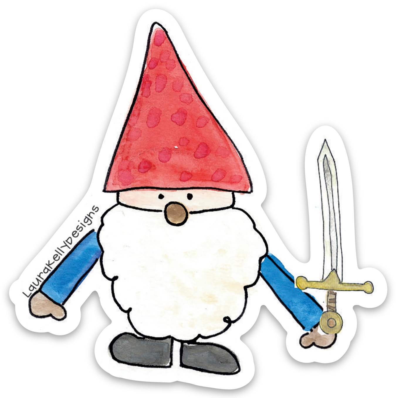 Gnome with Sword - Toy Box Michigan