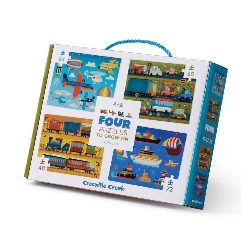 Vehicles 4 Puzzles to Grow On - Toy Box Michigan