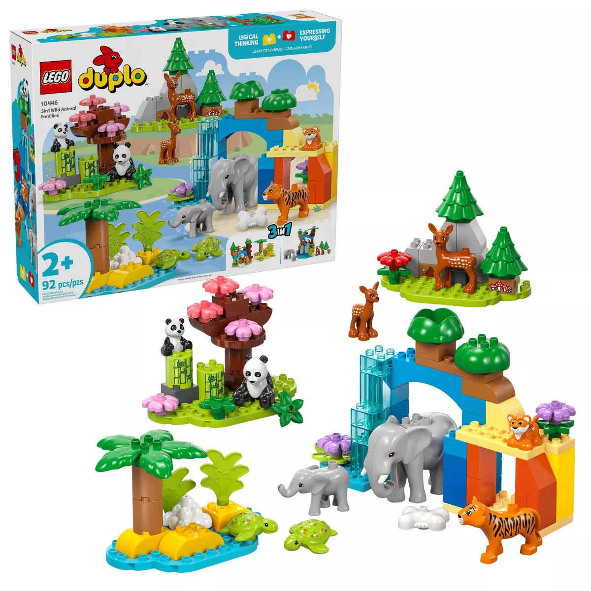 LEGO DUPLO: 3in1 Wild Animal Families - Toy Box Michigan
