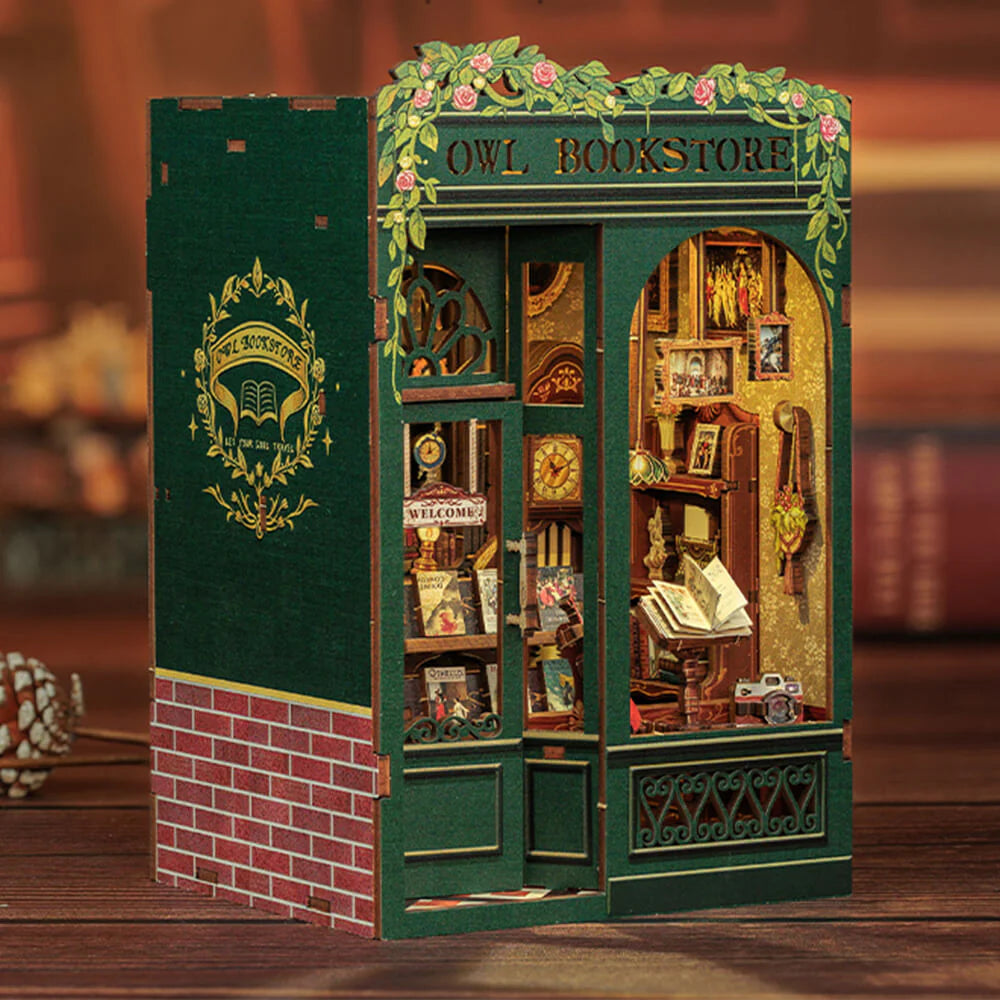 Owl Bookstore Book Nook - Toy Box Michigan