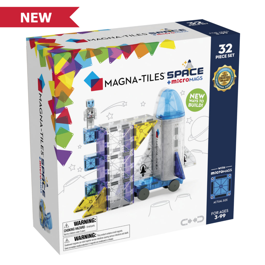 Magna Tiles Space Micro Mags 32: STEM Building Fun - Toy Box Michigan