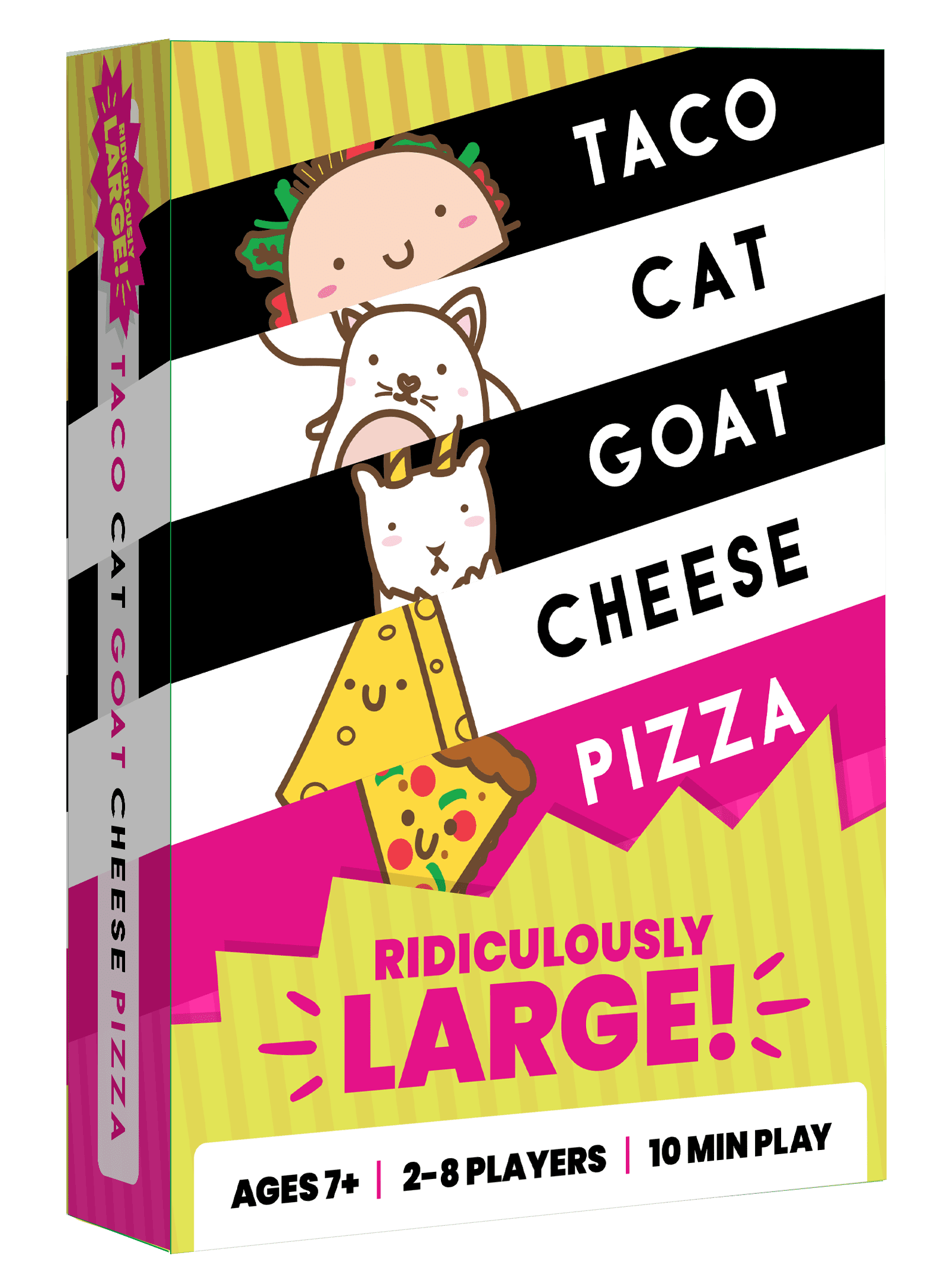 Ridiculously Large! Taco Cat Goat Cheese Pizza Card Game - Toy Box Michigan