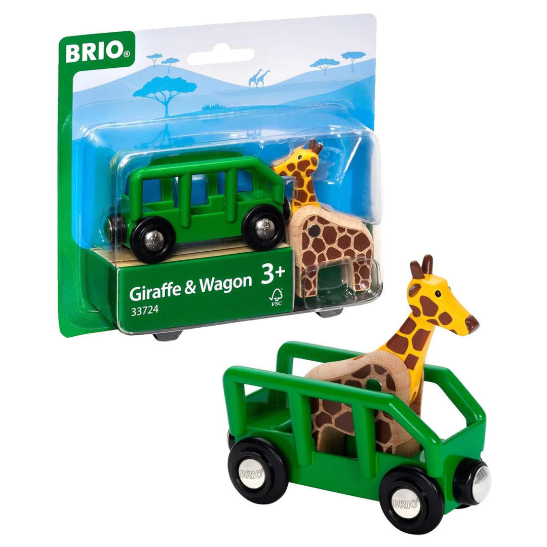 Giraffe & Wagon - Toy Box Michigan