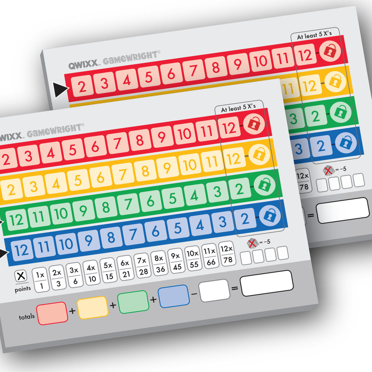 Qwixx Score Pads – Toy Box Michigan