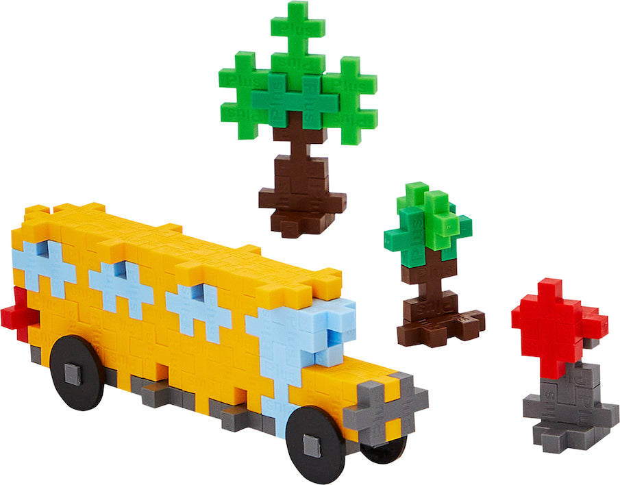 Plus-Plus Tube 70 pc - School Bus - Toy Box Michigan