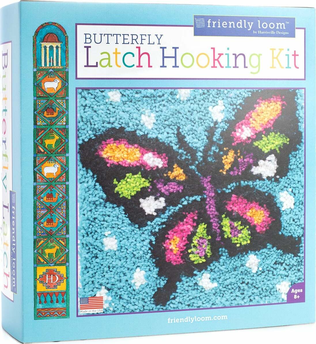 Butterfly Latch Hooking Kit - Toy Box Michigan