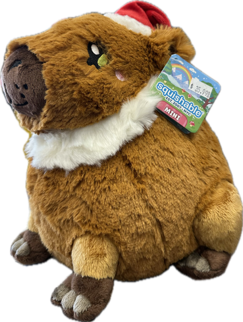 Mini Festive Capybara - Toy Box Michigan
