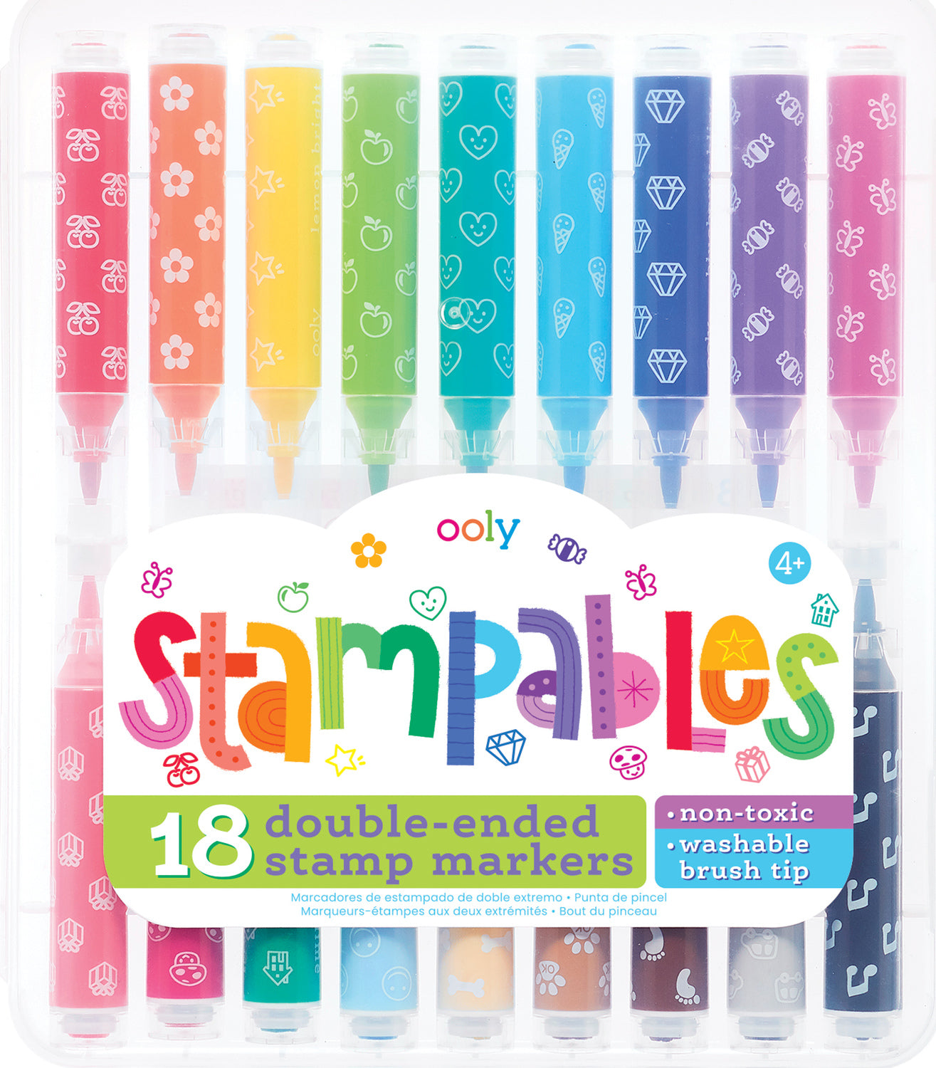 Stampables Double Ended Stamp Markers - Set of 18 - Toy Box Michigan