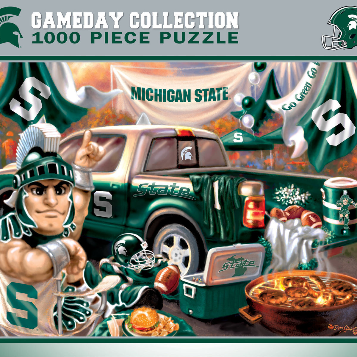 1000 pc MSU Gameday Collection – Toy Box Michigan