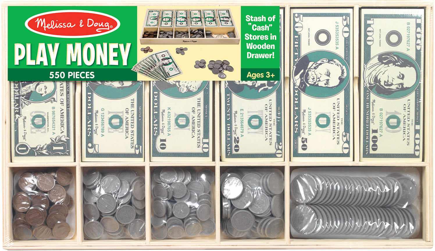 Play Money Set - Toy Box Michigan