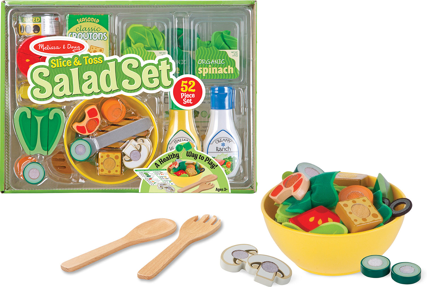 Slice & Toss Salad Set - Toy Box Michigan