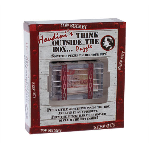 Houdini Puzzle - Think Outside the Box - Toy Box Michigan