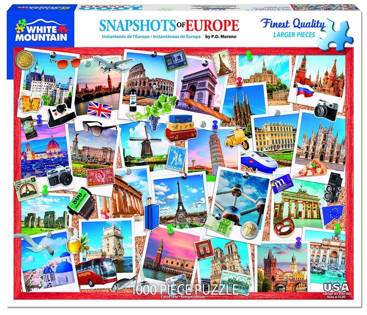 1000 pc Snapshots of Europe – Toy Box Michigan