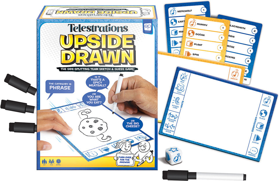 Telestrations Upside Drawn Game - Toy Box Michigan