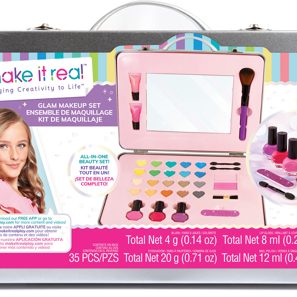 Glam Makeup Case Set – Toy Box Michigan