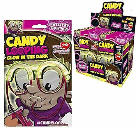 Candy Looping GID Glasses - Toy Box Michigan