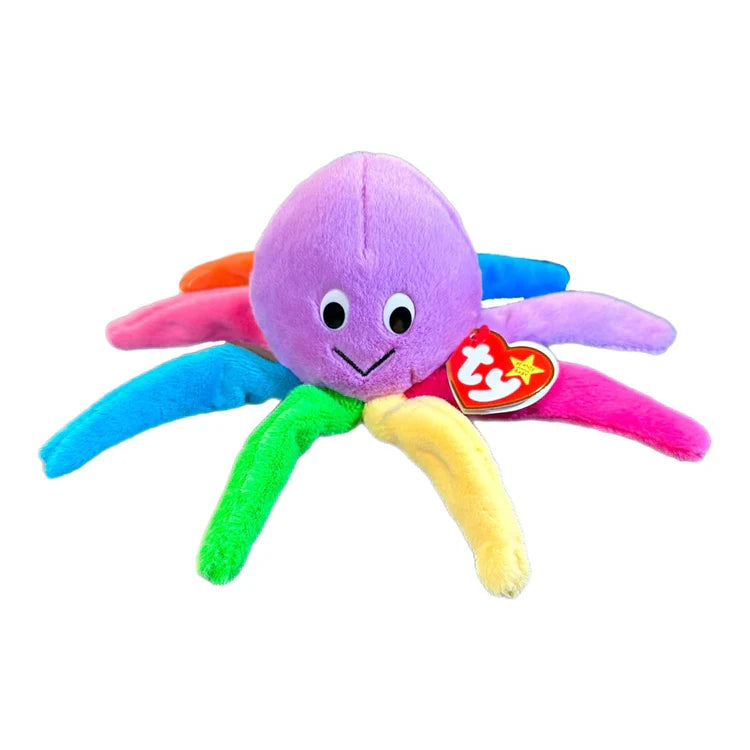 Blinky Rainbow Octopus Beanie 30th Anniversary Plush Toy – Toy Box Michigan