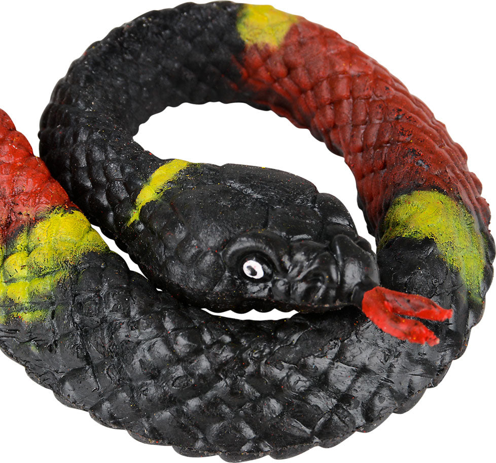 48" Rubber Eastern Coral Snake – Toy Box Michigan